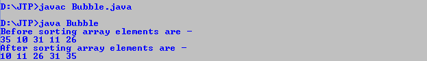 Bubble sort Algorithm - Tpoint Tech