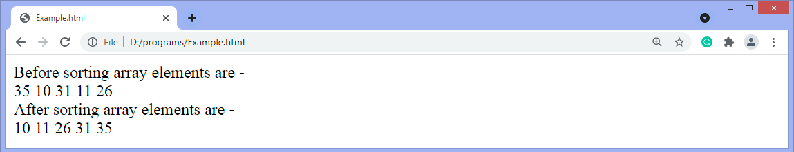 Bubble sort Algorithm - Tpoint Tech